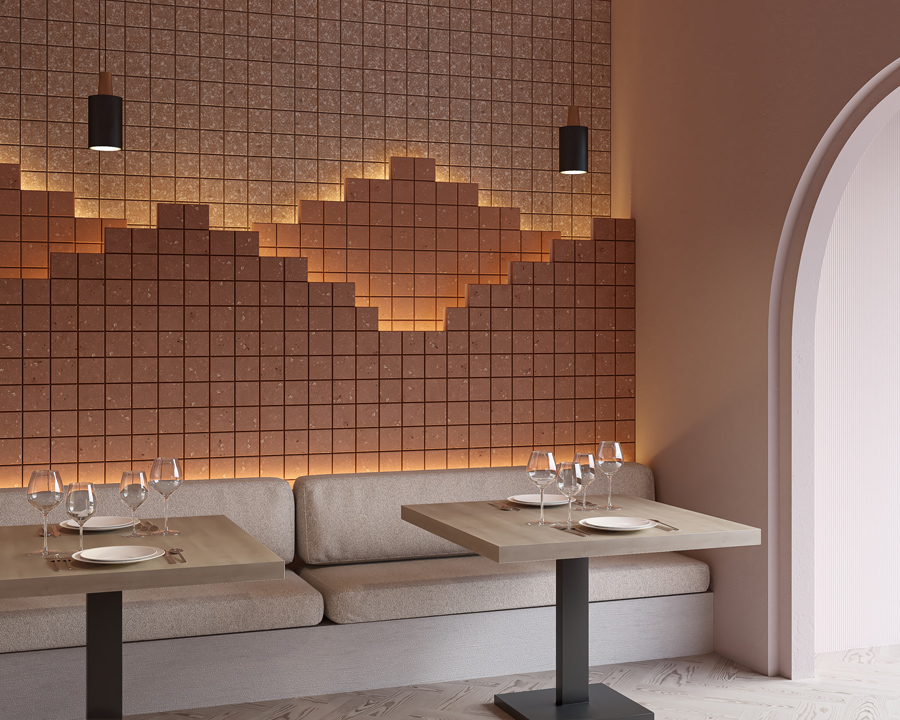 Biomateriales en diferentes espacios de Casa Decor